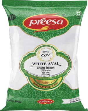 Preesa Aval | White Aval (Thin) | Poha | White Poha -400gm : Amazon.in ...
