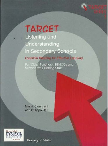 Listening and Understanding in Secondary Schools: Meriel Davenport ...