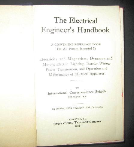 ICS Electrical Engineers Handbook: International Correspondence Schools ...