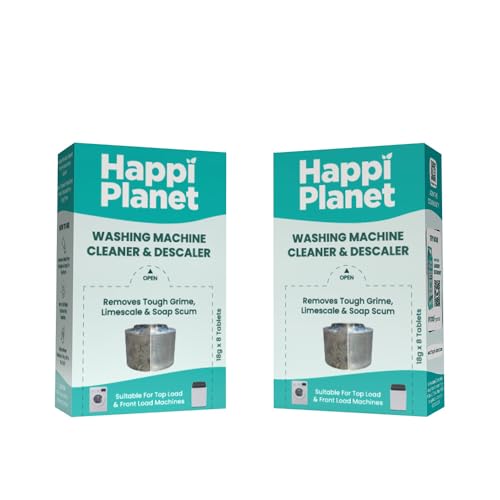 Happi Planet | Washing Machine Cleaner & Descaler Tablets | 8 Tablets ...