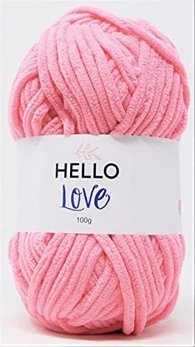 Hello Love Yarn, Polyester, Pink, 100 g : Amazon.fr: Videogames