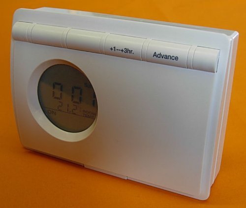 Digital Boiler Time Switch + Thermostat Volt Free : Amazon.co.uk: DIY ...