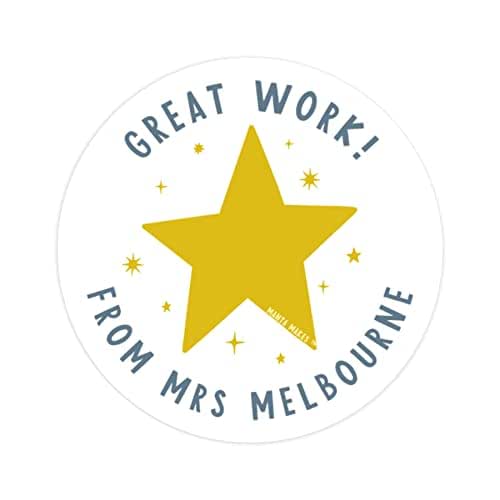 Personalised sticker superstar well done proud of you great work ...