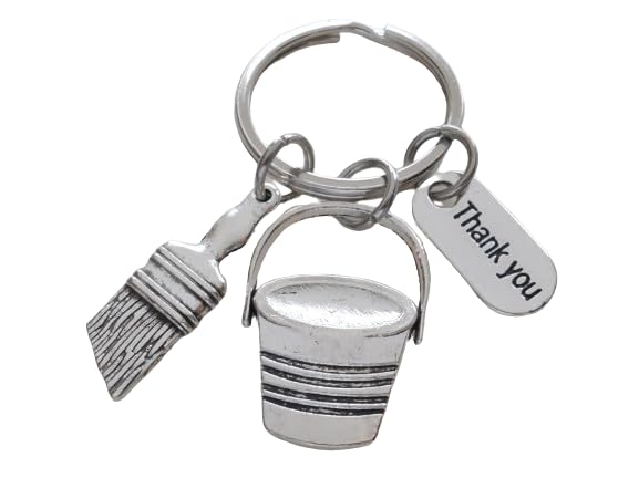 Amazon.com: Painter or Painting Crew Appreciation Keychain; Bucket ...