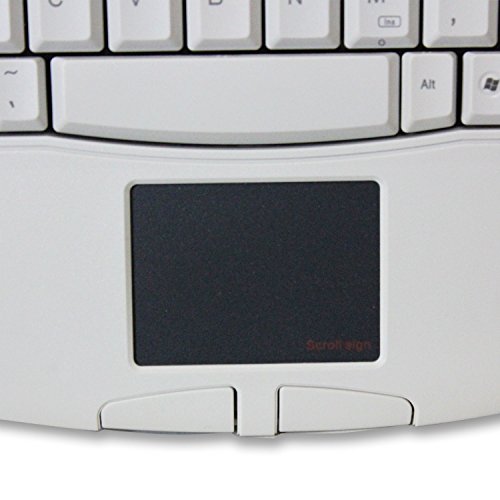 Adesso Mini Touchpad USB Keyboard for Windows with Wrist Rest