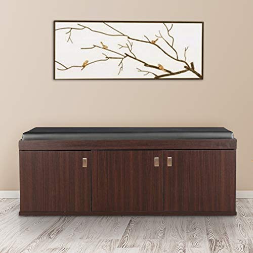 HomeTown Engineered Wood Shoe Rack in Wenge Colour : Amazon.in: Home ...