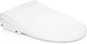 Brondell T44-RW Swash Thinline Electric Bidet Toilet Seat with Oscillating Stainless Steel ...