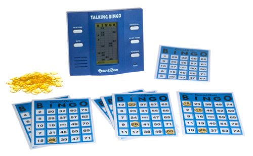 Excalibur Talking Bingo 450 - Classic Bingo Game for All Ages : Amazon ...