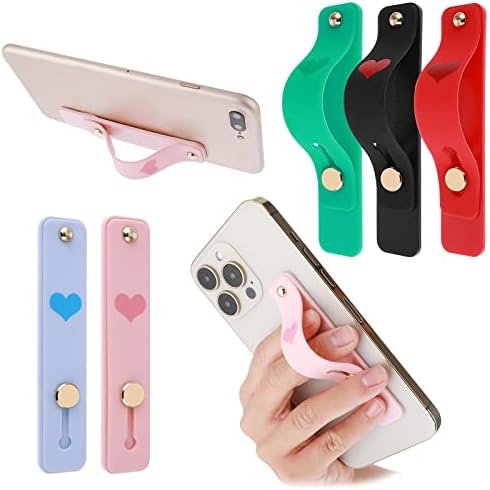Cobee Phone Loop Finger Holders, 5 Pcs Phone Strap Grip Holder ...
