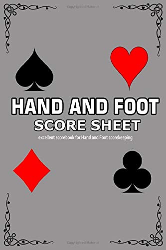 Hand And Foot Score Sheet: Hand And Foot Card Game Score Pad | Canasta ...