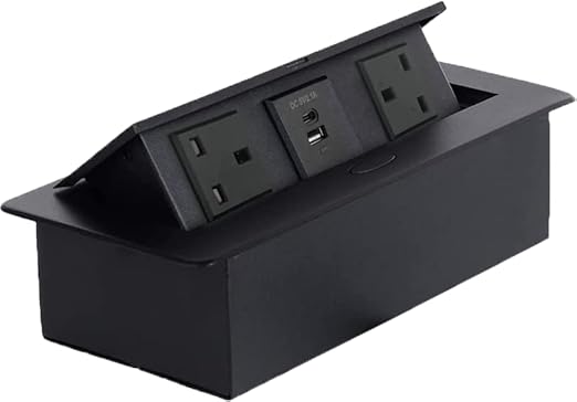 ZESHAN Desk Power Pop up plug Socket conference table connectivity box ...