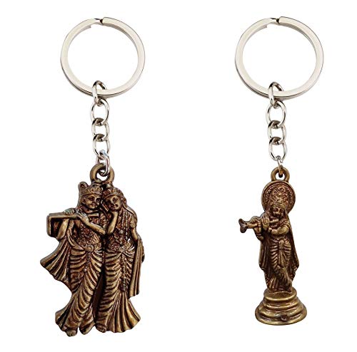 Blessings Fine Lord Radha Krishna and Krishna Keychain For Men Women ...