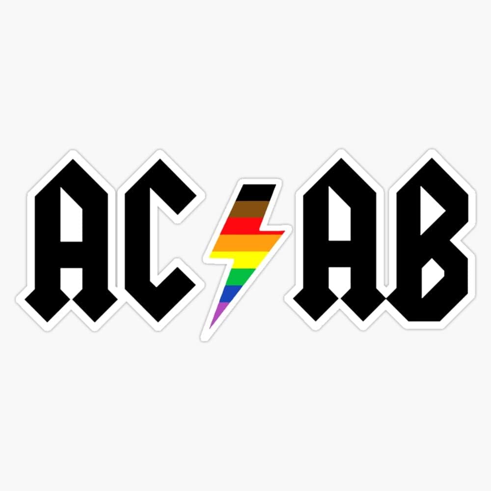 Amazon.com - Acab LGBT A A C D C C Logo Graphic Trending Unisex Youth ...