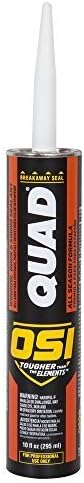 OSI QUAD Clay 301 Window, Door and Siding Sealant 10-Fluid Ounce ...