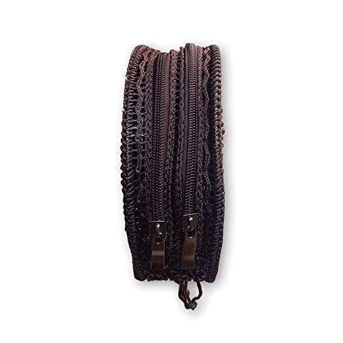 Buy ANESHA COCONUT SHELL BEADED SLING CROSSBODY LONG STRAP PURSE Shell ...