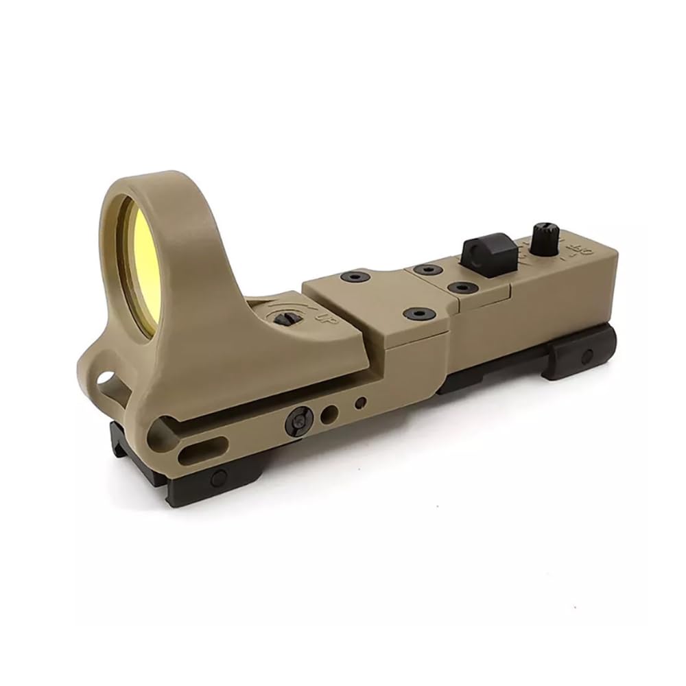 Amazon.com : Tactical Red Dot Reflex Sight Railway Scope Adjustable ...