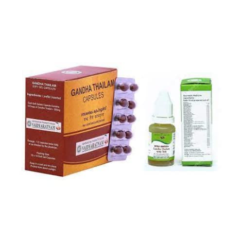 Buy vaidyaratnam Gandha Thailam 10ml with vaidyaratnam Gandha Thailam ...