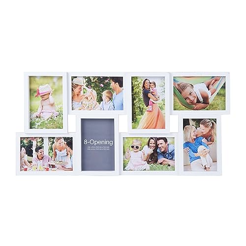 Snapklik.com : Melannco 24 X 12 Inch 8 Opening Photo Collage Frame