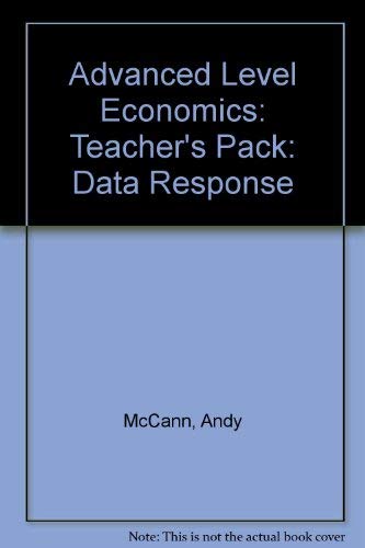Buy Advanced Level Economics - Data Response Student's Book Book Online ...