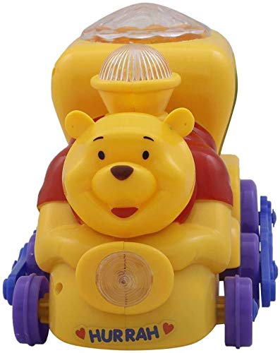 Buy Musical and Rotating Pooh Train for Kids with Flashing Lights for ...