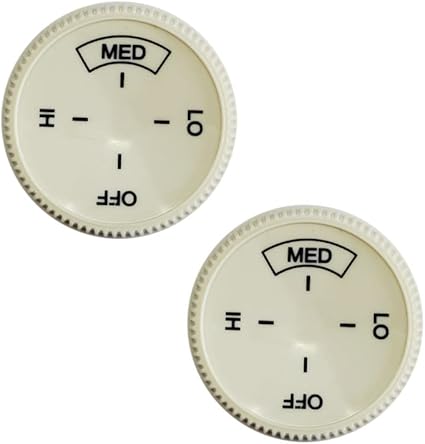 2PCS Baseboard Heater Thermostat Temperature Control Dial Knob ...