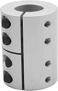 Amazon.co.jp: Aluminum Rigid Shaft Coupling 1pcs CNC Diameter 40mm ...