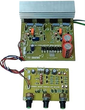 RS Satron 1000 WATT 2SC5200 AMPLIFIER BOARD WITH BASS TREBLE BOARD ...