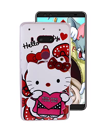 MARSHLAND 3D Cute Hello Kitty Makeup Mirror Back Cover Compatible for ...