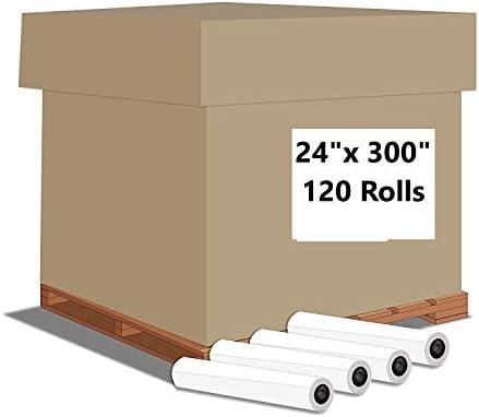 Amazon.com : Alliance Wide Format Paper 24" x 300' CAD Bond Rolls (20lb ...