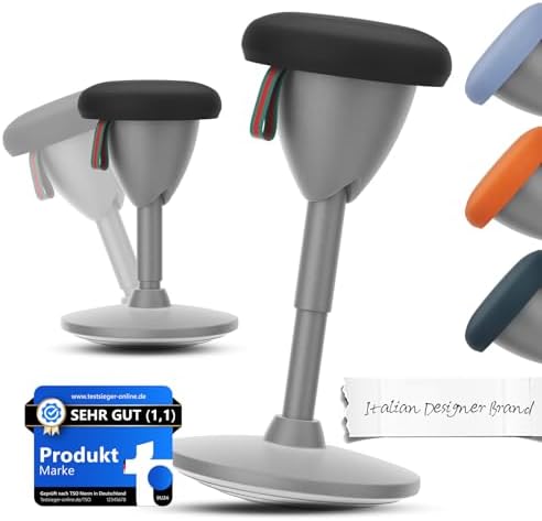 Amazon.com: Vari Active Seat - Adjustable Ergonomic Standing Desk Chair ...