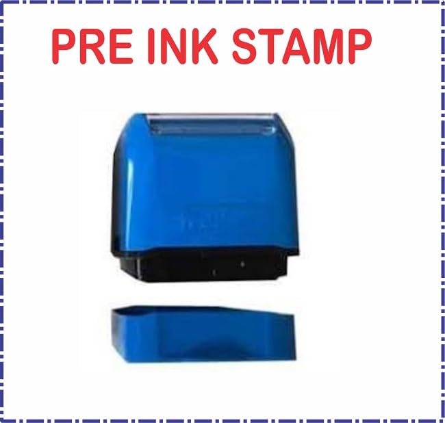 OCHITYA -Trodat Self Ink Stamp- Pri Inked Rubber Stamp (Round 30X30mm ...