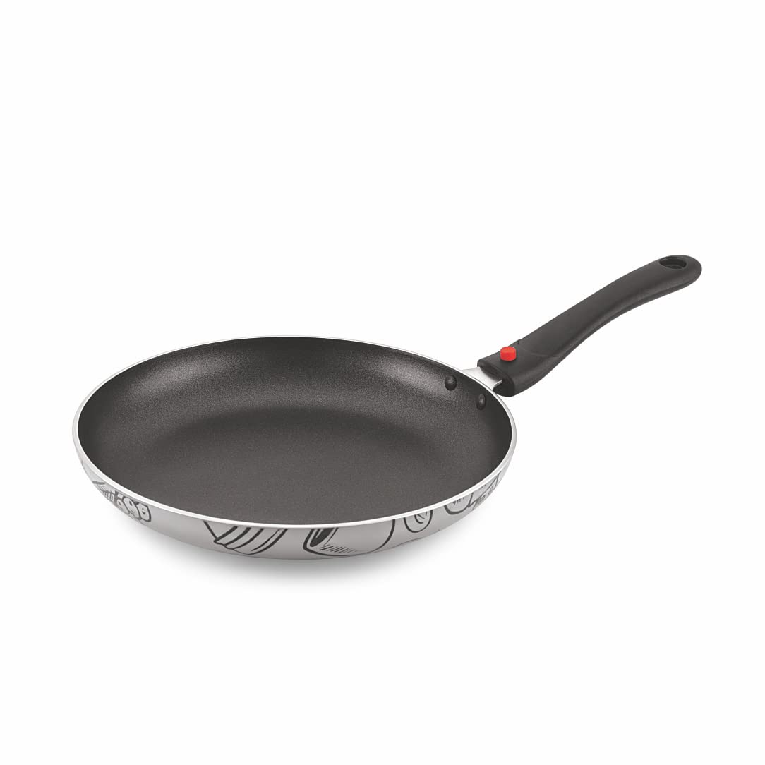 Buy The Chef Story Fun Series Breakfast time Fry Pan/Saute Pan | Silver ...