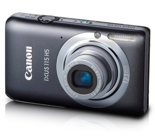 Buy Canon IXUS 115 HS 12.1MP Point and Shoot Camera (Grey) with 4X ...