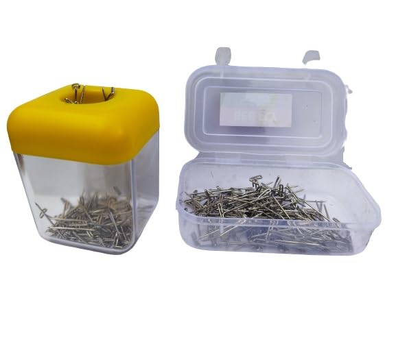 Generic Pin Clip Magnetic Holder Dispenser + T-Shaped Pins for Holding ...
