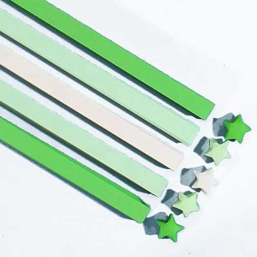 540 Sheets Star Paper, Solid Colors Origami Star Paper Strips, Lucky ...