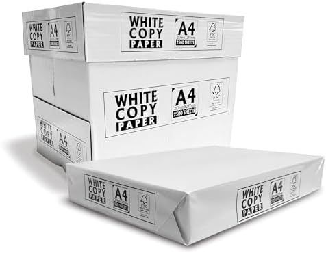 A4 Copier and Printer Paper - 100 Sheets, 80gsm Bright White Paper ...
