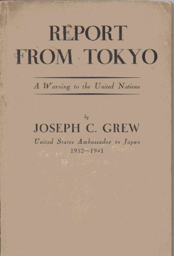 Amazon.co.jp: Report from Tokyo: A Warning to the United Nations ...