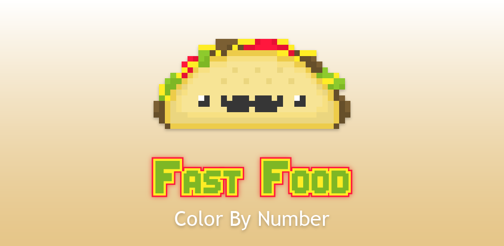 Fast Food Color By Number, Pixel Art Fast Food:Amazon.com:Appstore for ...