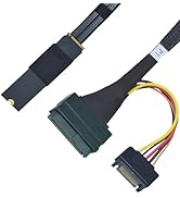 Amazon.com: LetLinkSo PCIe 5.0 MCIO x4 to EDSFF 1C Cable for E1.S E1.L ...