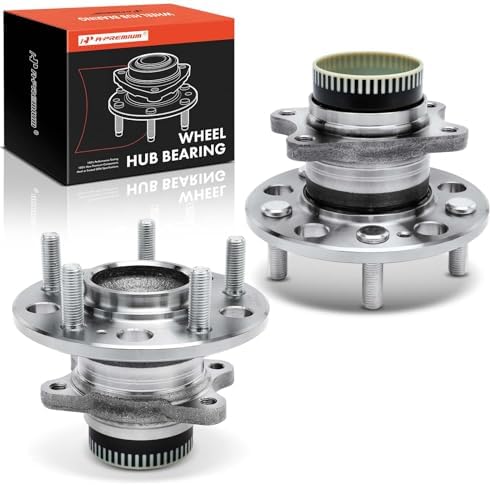 A-Premium Rear Wheel Bearing and Hub Assembly with ABS Ring & 5-Lug ...