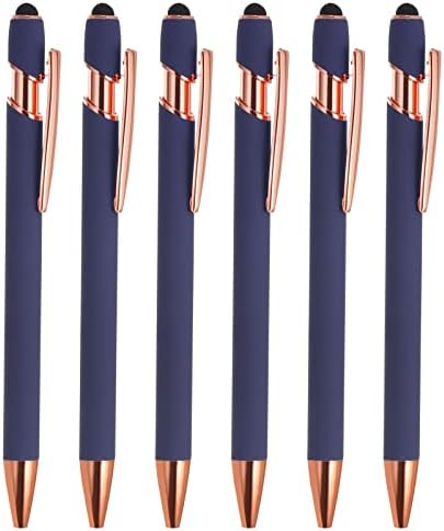 Amazon.com: PATIKIL Ballpoint Pen with Stylus Tip, 6 Pack 2 in 1 Metal ...