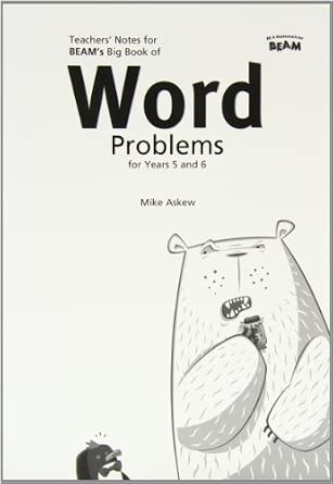 Big Book of Word Problems Yrs 5 & 6 Teachers Book: Askew, Mike ...