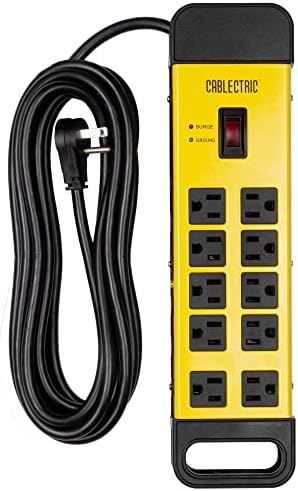 Amazon.com: Yellow Jacket 5148 Modern 8-Outlet Metal Power Block with 2 ...