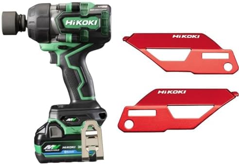 Amazon.co.jp: HiKOKI(ハイコーキ) 36V充電式インパクトレンチ WR36DE(2XPSZ) + カラープレート(シグナルレッド) セット : DIY・工具・ガーデン