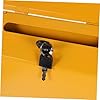 Glorlliant Post Box Wall Mounted, Mail Box With Key Lock, Letter Box ...