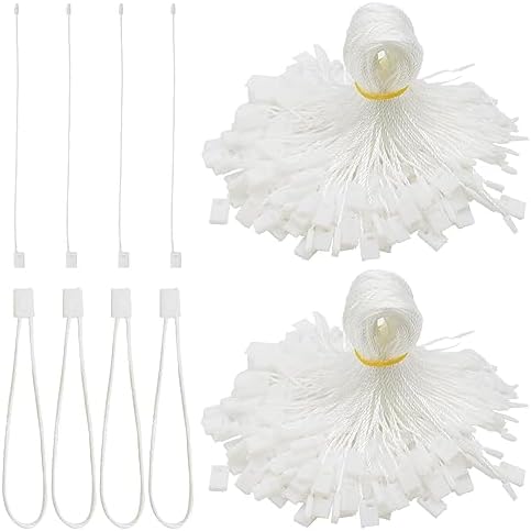 Amazon.com: Yosawa 1000Pcs Hang Tag String Nylon Snap Lock Pin Loop ...