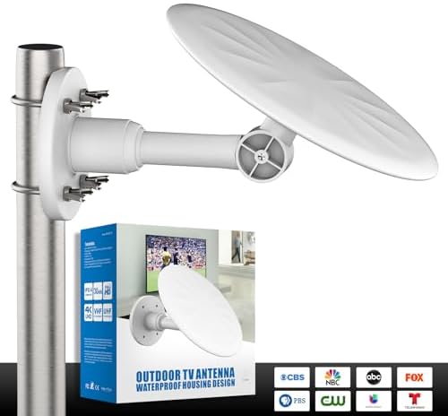 2025 RV TV Antenna for Smart TV Outdoor, 720° Long Range Omni ...