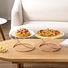 Amazon.com | MyGift Modern Gold Tone Metal Wire Spiral Pizza Pan ...