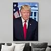 Amazon.com: wall26 - Portrait of Donald Trump (45th President of The ...