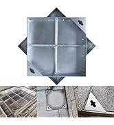 Amazon.com: Class Stainless Steel Manhole Cover & Frame, Heavy Duty ...